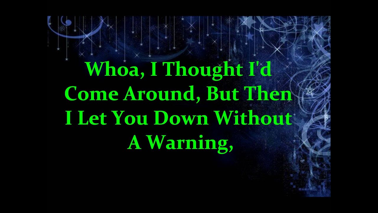 Let Down Lyrics - YouTube