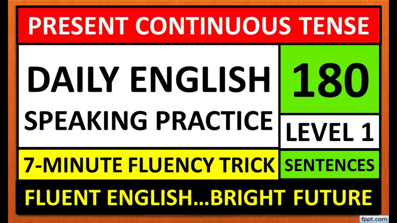 English Speaking Practice For Beginners Level 1 | English Fluency Trick ...