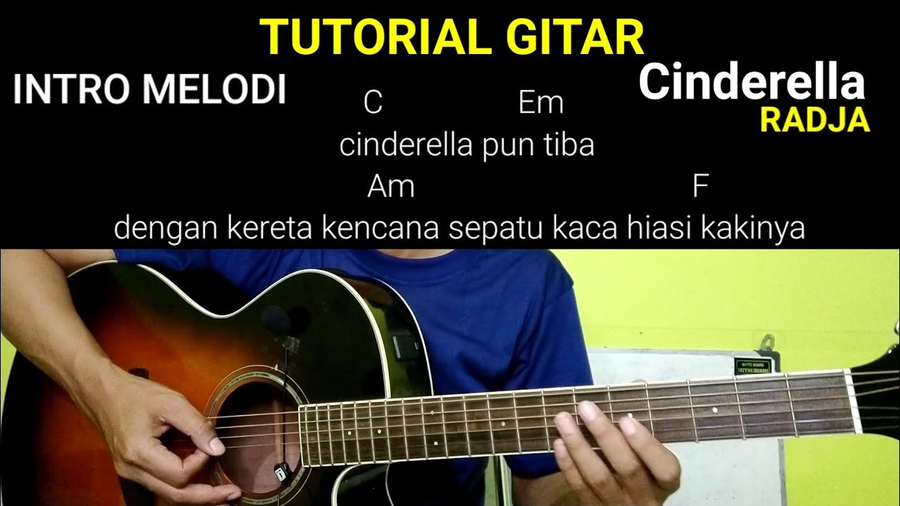(Tutorial Gitar ) Cinderella - Radja | Chord dan melodi - YouTube
