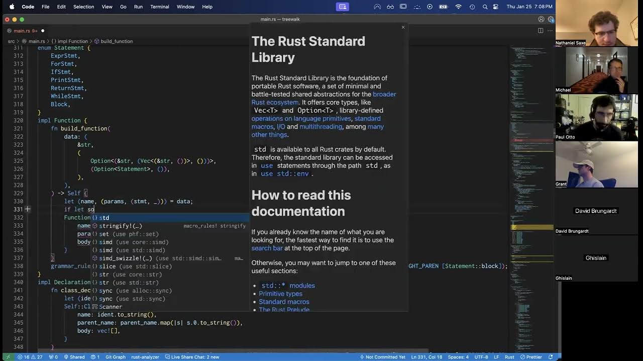 Crafting Interpreters in Rust 15 2024-01-25 - YouTube