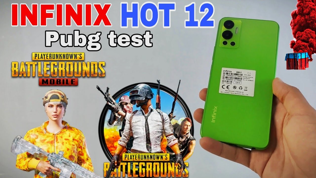 INFINX Hot 12 Pubg test 🔥|| Full gaming Review Fps lag and battery ...