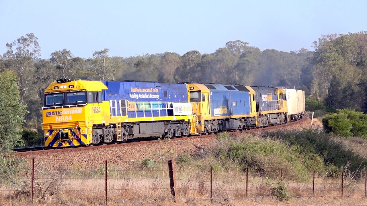 Fright trains on the Hunter Line- North Coast Line - YouTube