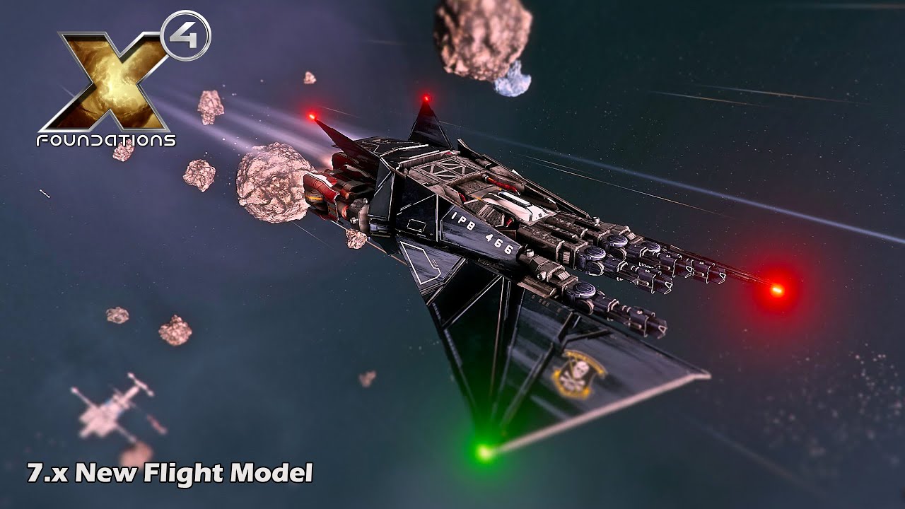 X4 Foundations New Flight Model - YouTube