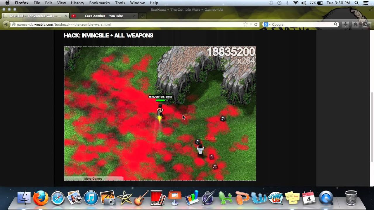 Boxhead zombie part 1 - YouTube