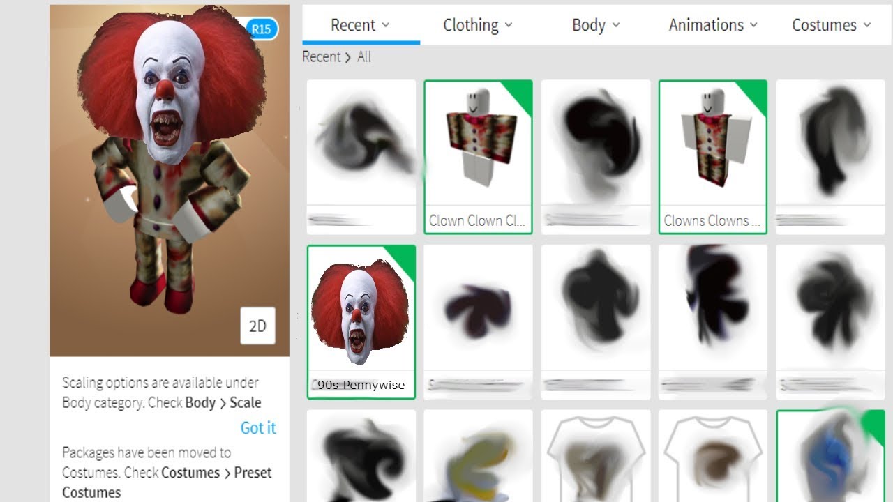 Making a Creepy Clown a roblox account, + CRINGEY dancing - YouTube