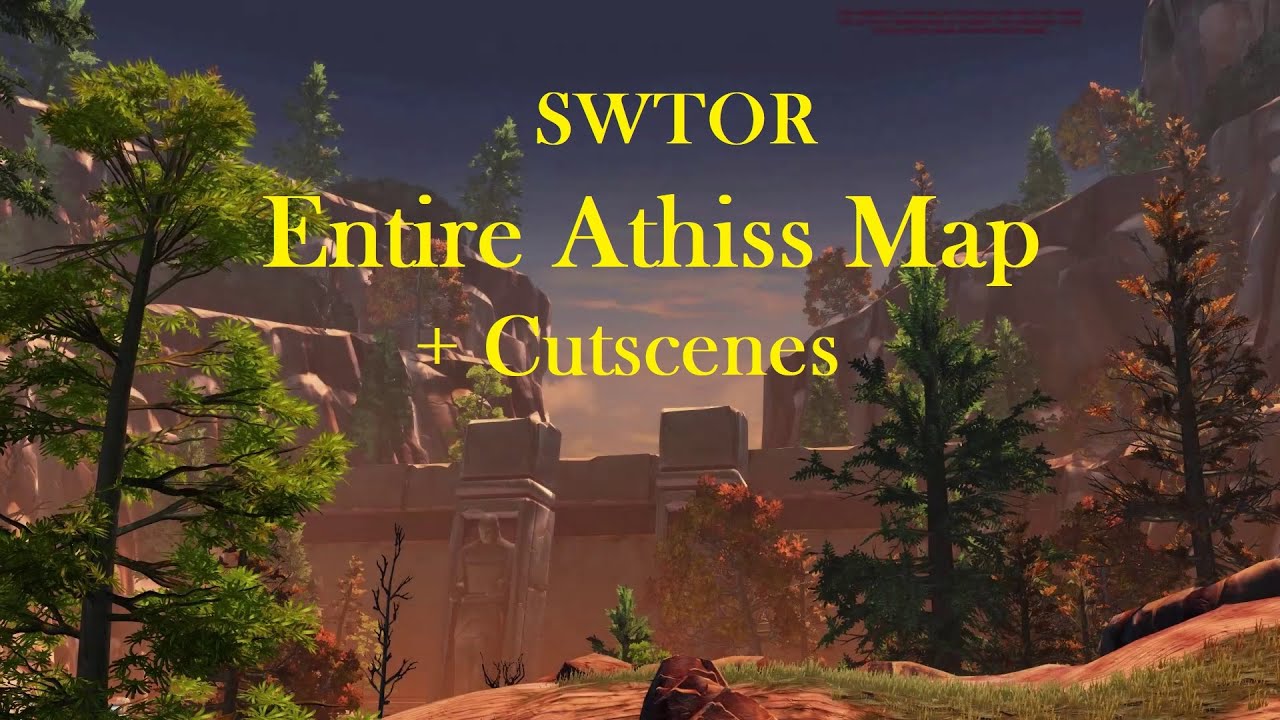 Exploring Entire Map of Athiss + Cutscenes Star Wars The Old Republic ...