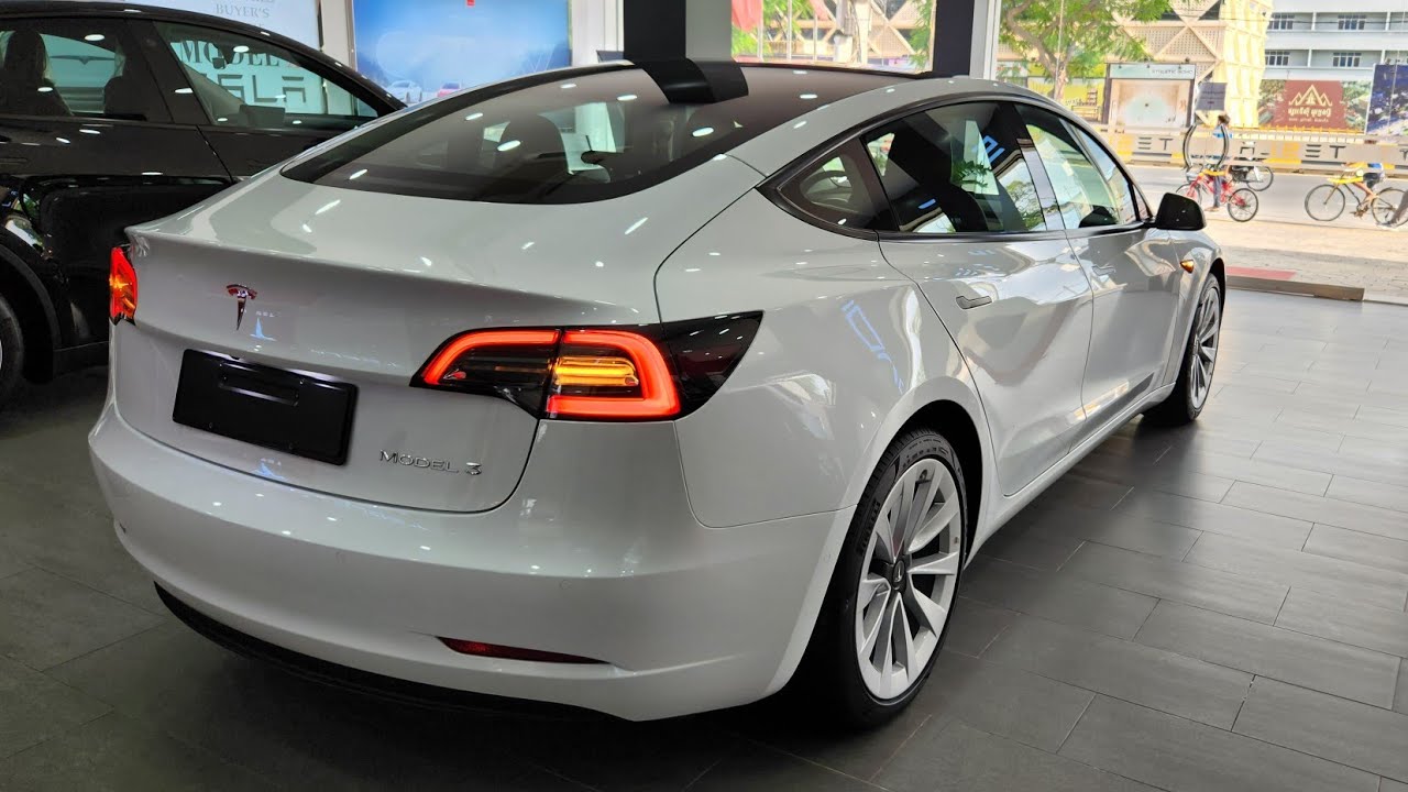 New Tesla Model 3 sedan - Details Interior & Exterior ! - YouTube