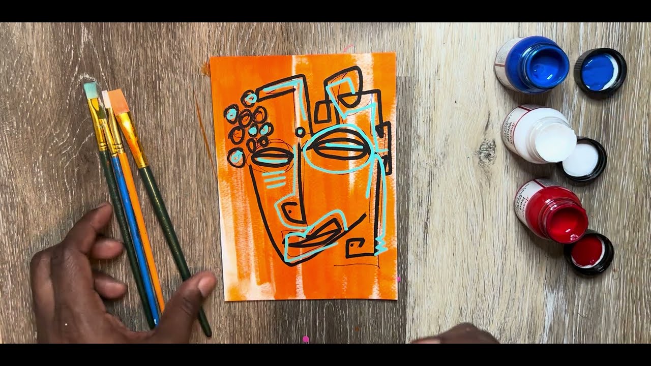 Easy Sketching Technique For Beginners -Step by Step Posca Pen Tutorial ...