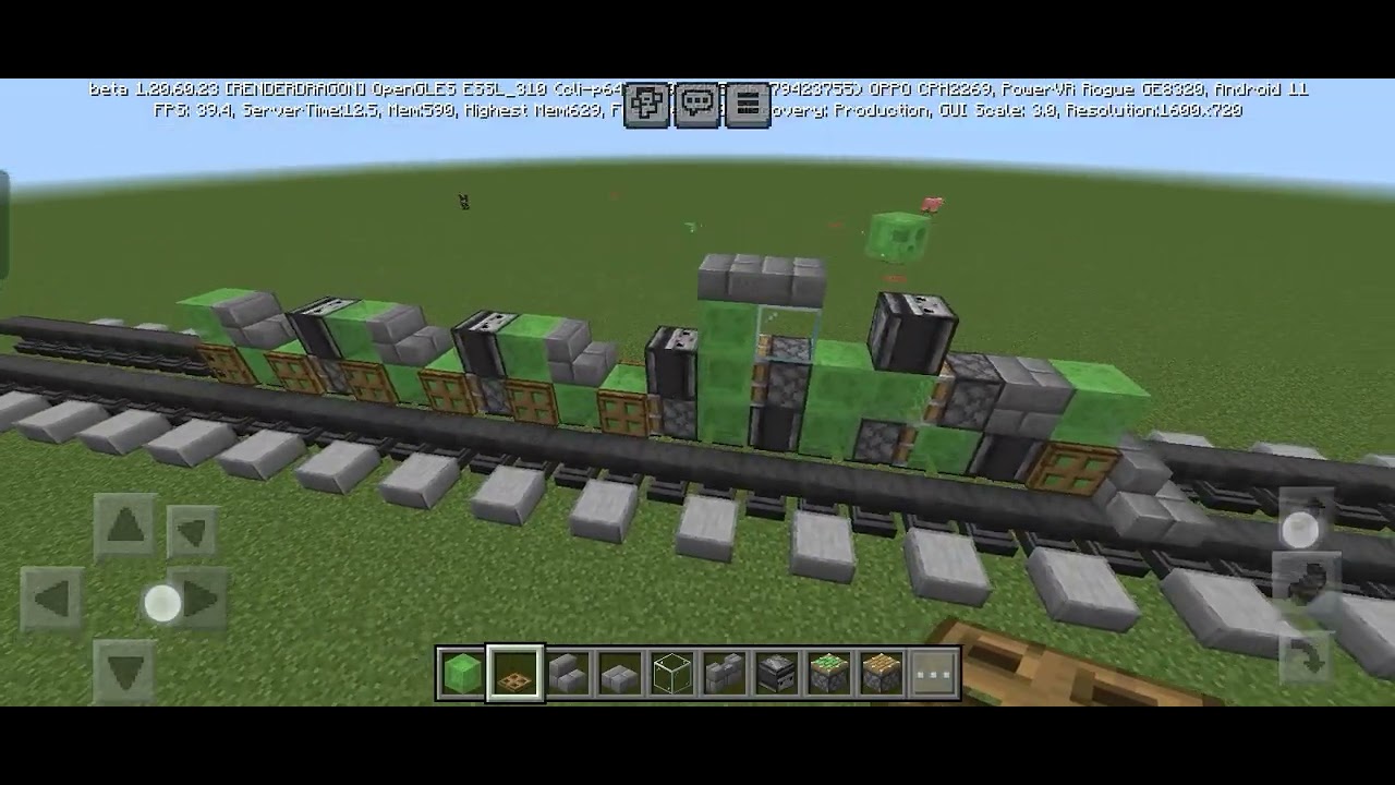 cara membuat kereta api di Minecraft - YouTube