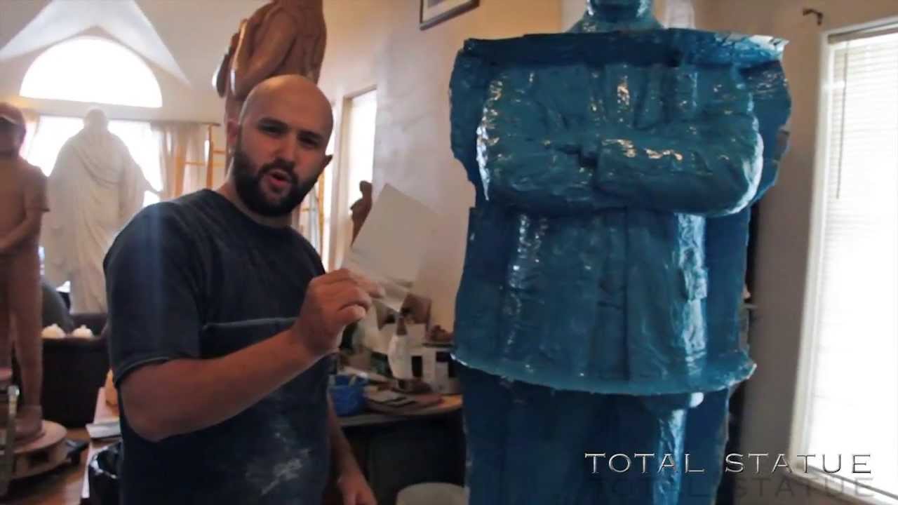 Total Statue Vlog | Making a Statue Mold | How to make a mold - YouTube
