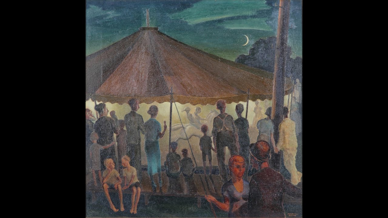 One Night Stand-Marvin Cone's "Merry Go Round" painting with Executive ...