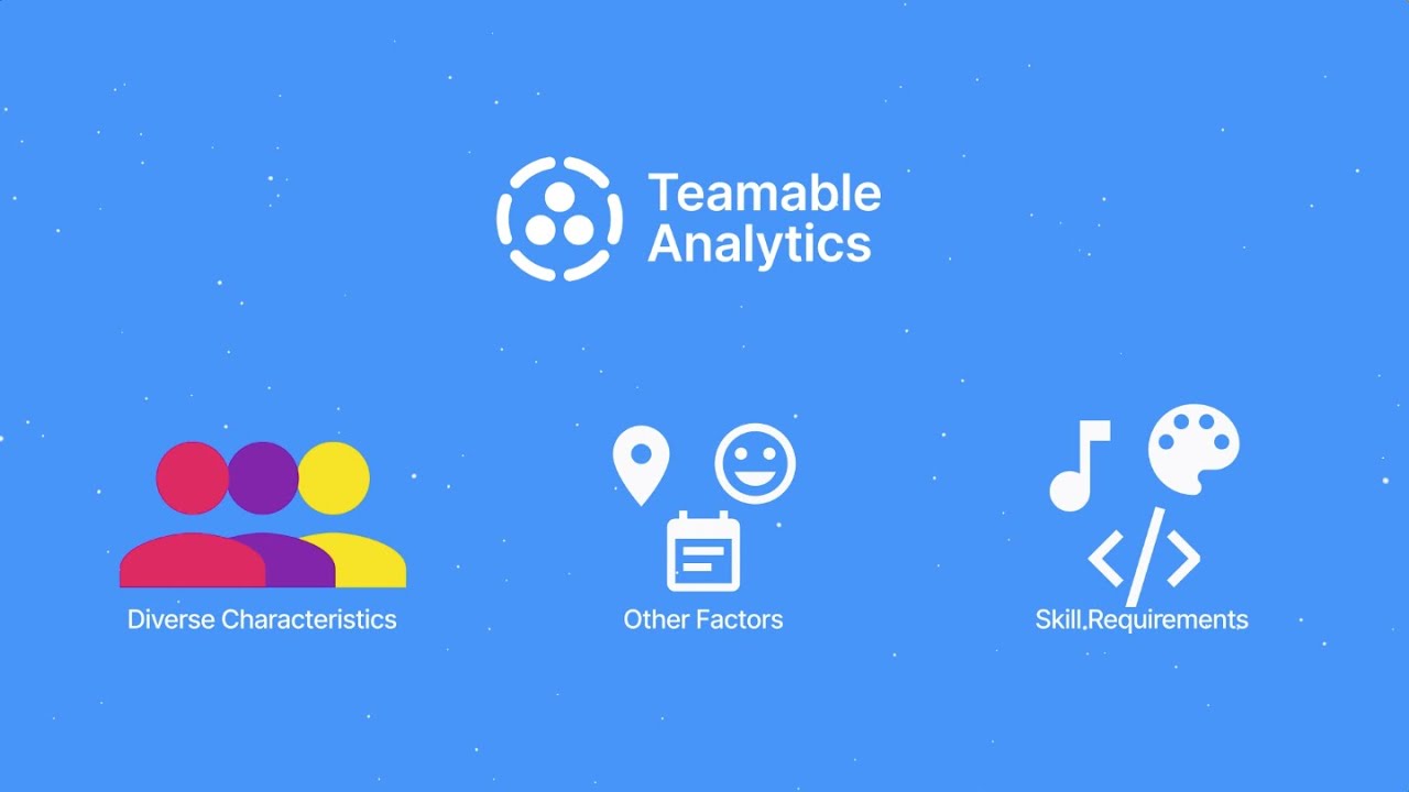 Teamable Analytics: A Team Formation and Analytics Tool - YouTube