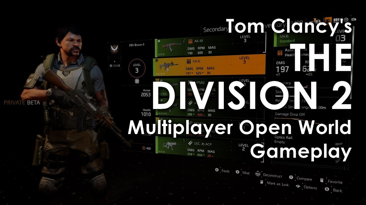 Tom Clancy's The Division 2 Preview - Early Game Multiplayer Gameplay ...