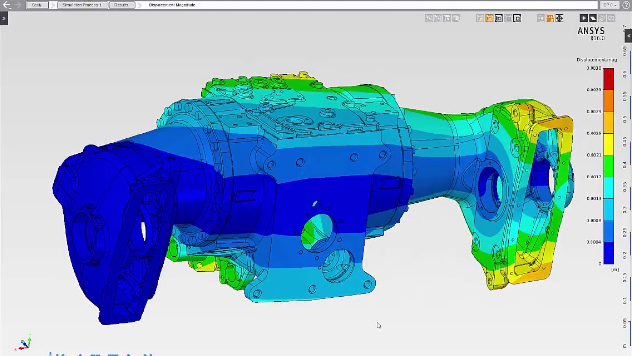 ANSYS Discovery AIM Demonstration on Tractor Axle Automotive ...