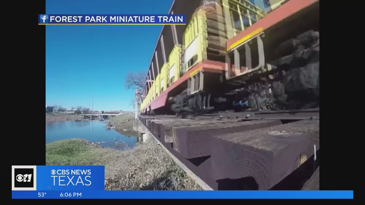 Historic miniature train tries to get back on track - YouTube