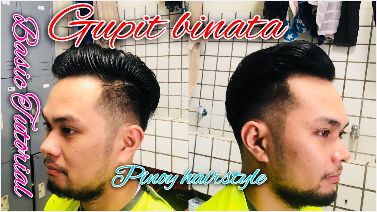 HOW TO CUT MENS HAIR RAIZOR & TRIM SCISSOR TUTORIAL (GUPIT BINATA ...
