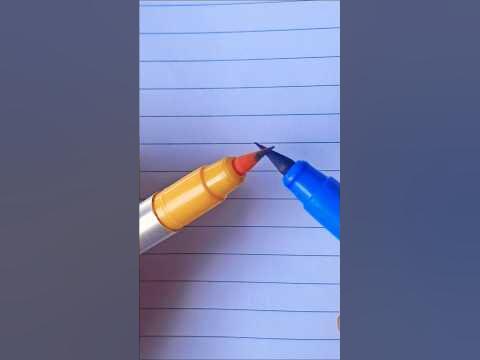 How to write "c" in calligraphy with multicolour #shorts #viral # ...