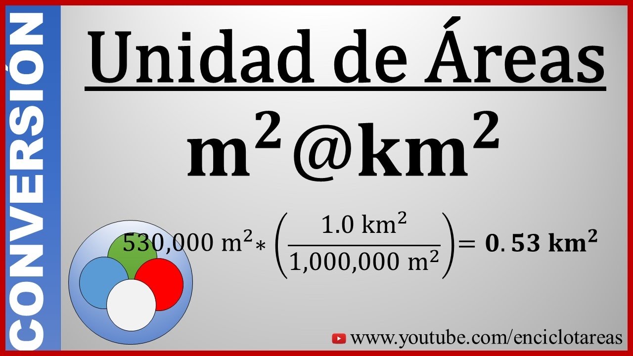 Convertir De Metros Cuadrados A Kilometros Cuadrados m2 A Km2 YouTube