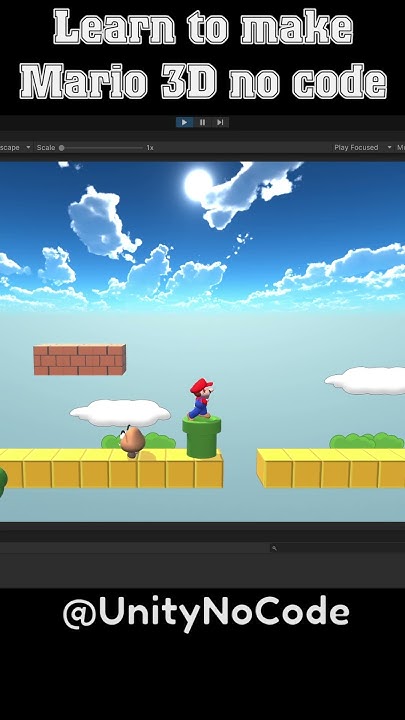 Learn How To Make Mario 3d In Unity No Code Madewithunity Gamedev Tutorial Visualscripting