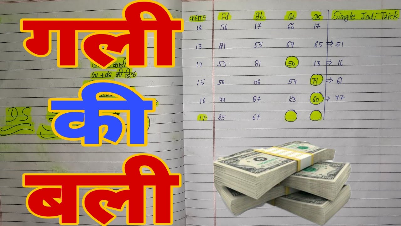 17 June 2022 Gali Disawar Satta King Gali Satta King Satta TRICK Gali ...