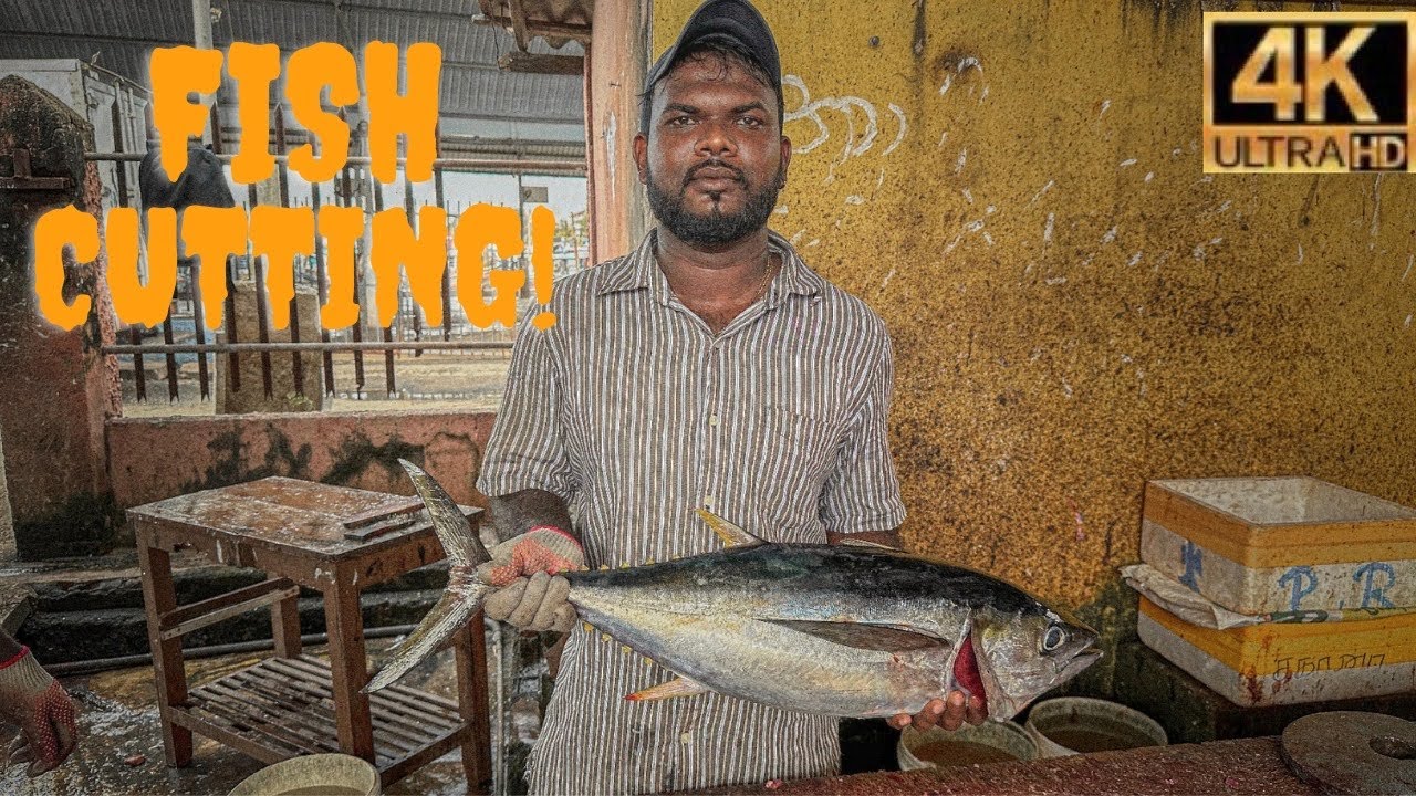 Wow! 😮 Art of Fish Cutting 🎣🔪l Master cutter Mr. Ramesh 🇱🇰 #fishcutting #fishcooking #fishing # ...