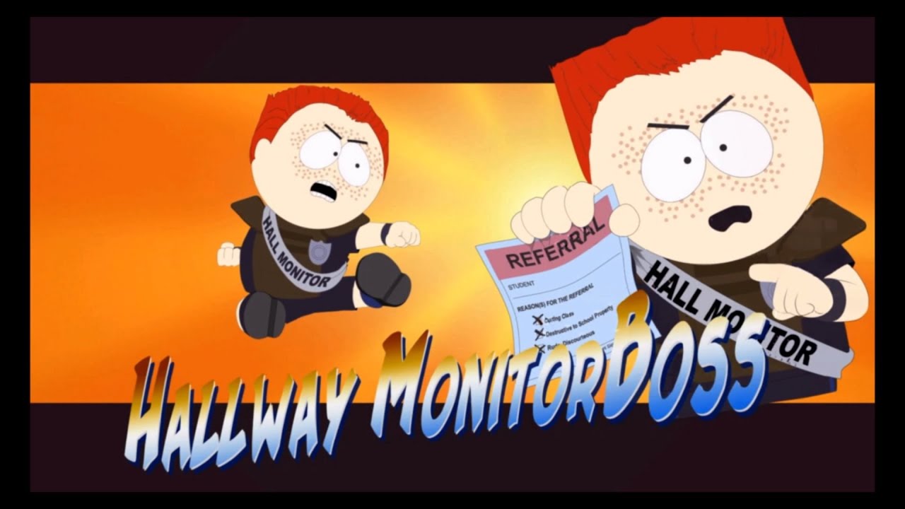 hallway monitor boss - South park the stick of truth - YouTube
