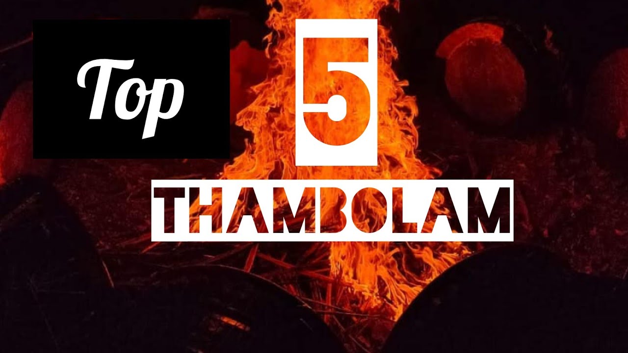 top 5 thambolam in 2022 - YouTube