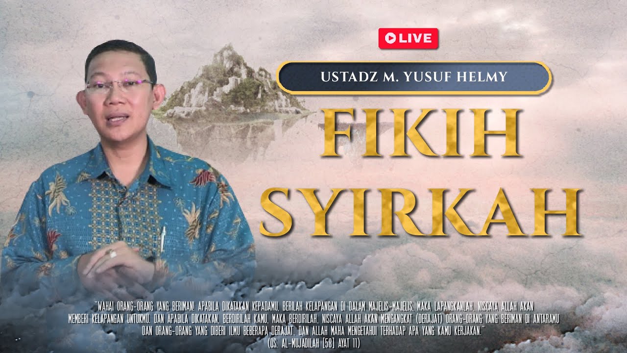🔴[LIVE] FIKIH SYIRKAH | Ust.Muhammad Yusuf Helmy, | MRBJTV - YouTube