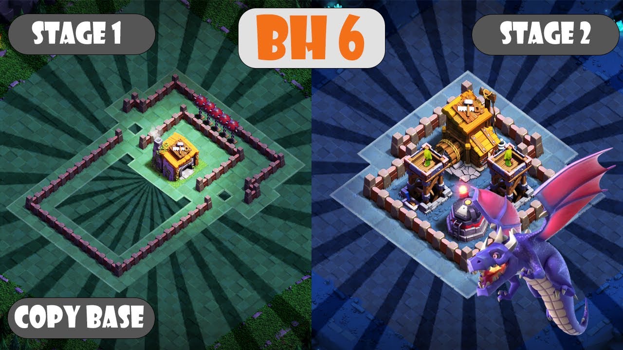 Best Builder Hall 6 Layout Anti 3 Star AFTER UPDATE Best BH6 Base with ...