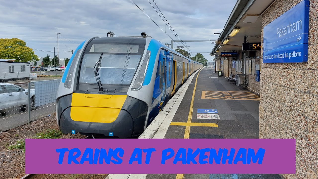 Trains at Pakenham - YouTube
