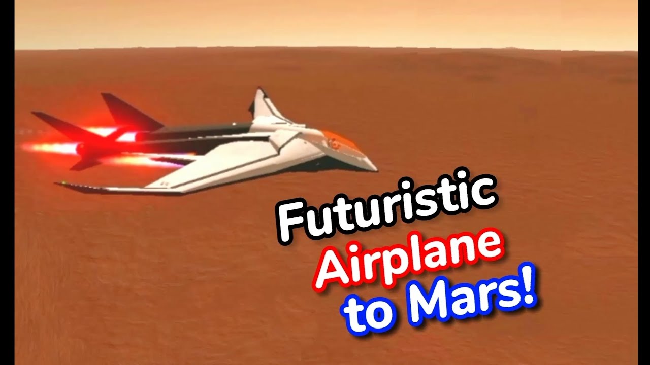 VTOL FUTURISTIC AIRPLANE TO MARS - Simplerockets 2 - YouTube