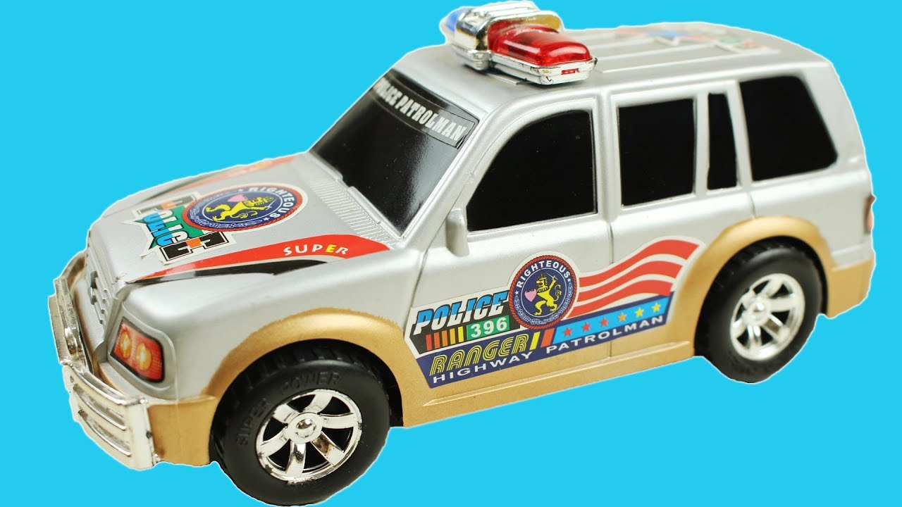 Toy Cars for Kids - Gray Police Car of Best Toys - Ride on Power Wheel ...