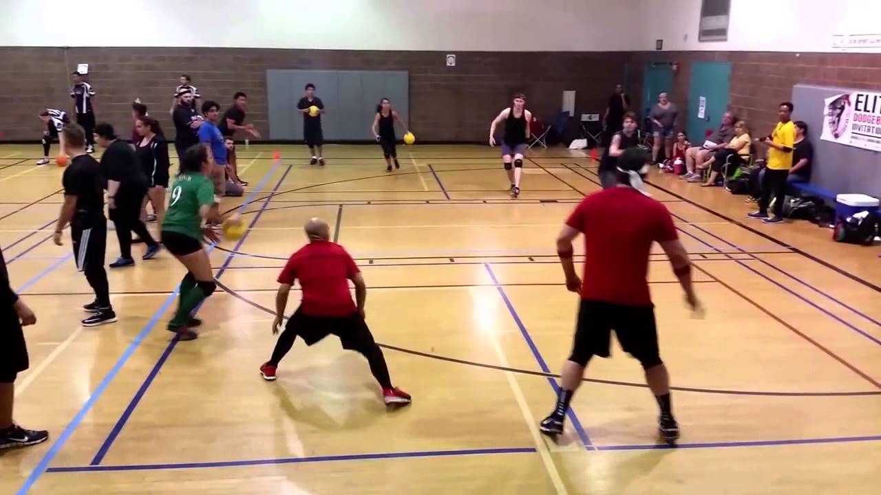 Elite Dodgeball Axios vs Rebels - YouTube