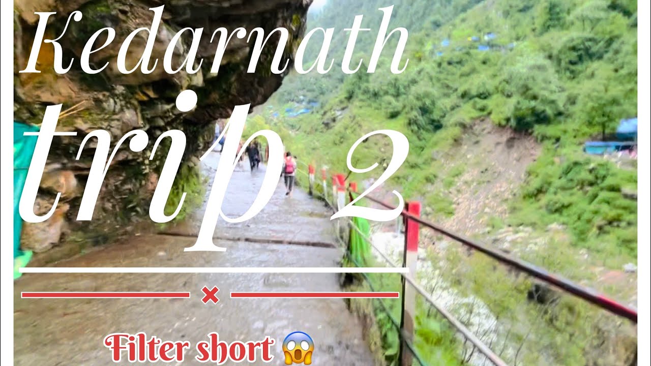 Kedarnath trip part - 2 🥵 itna khaternak rasta 😨 - YouTube
