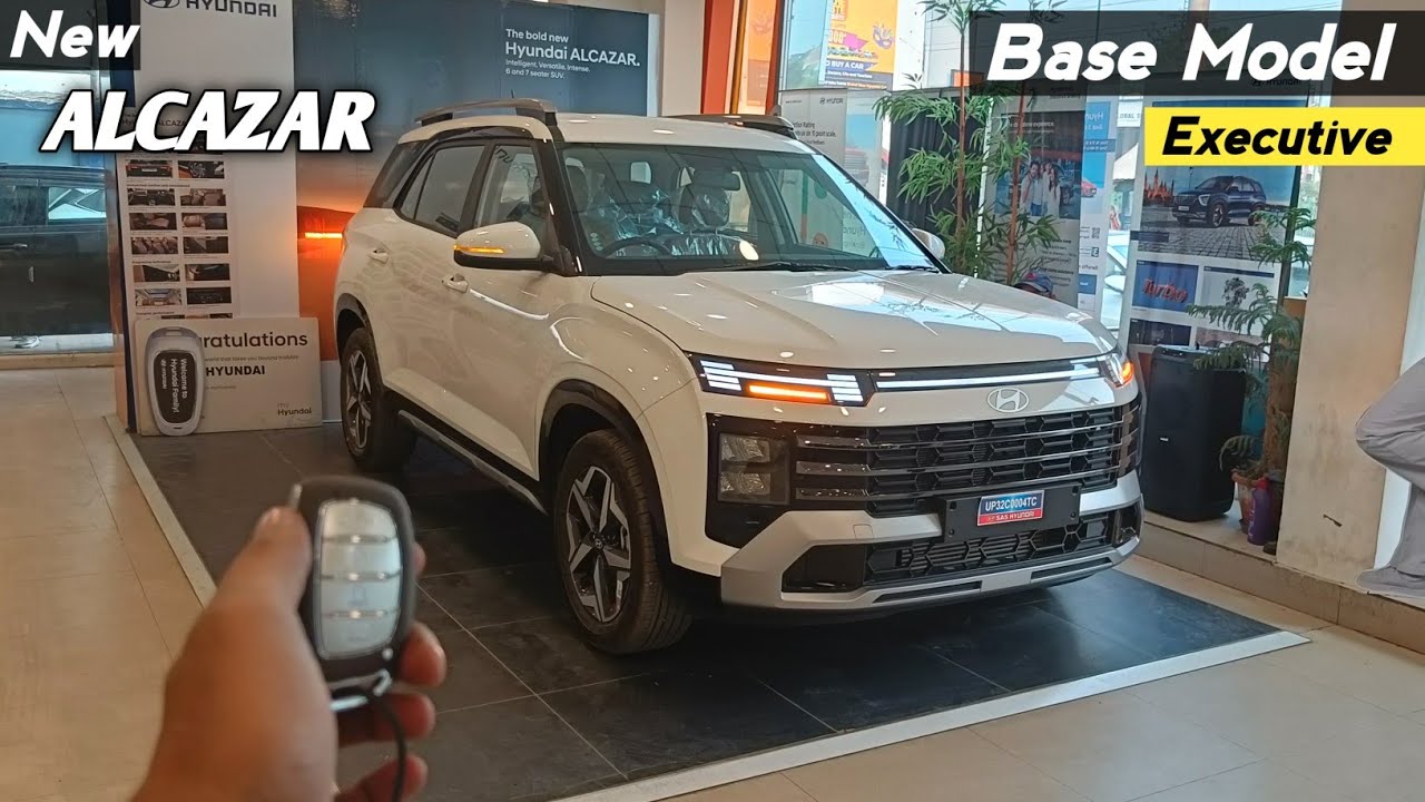 Hyundai Alcazar Base Model Executive 2025 ️| मात्र ₹ 14.99 लाख में ...