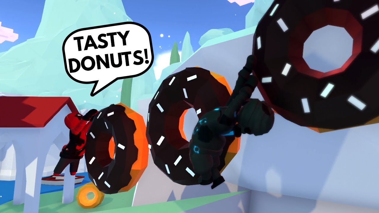 DEADPOOL AND GENJI NEEDS TO ESCAPE DONUTS ISLAND in HUMAN FALL FLAT ...