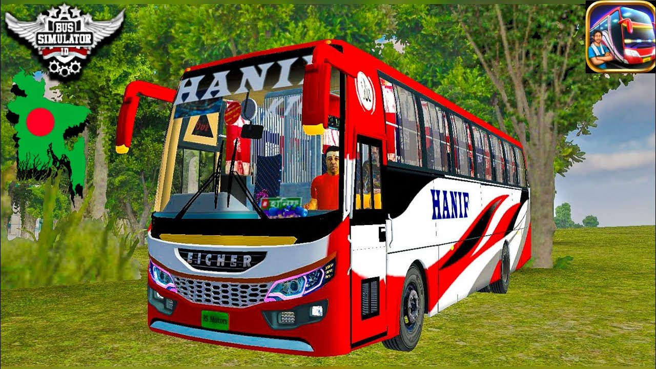 🔥Hanif Eicher Driver View Bus Mod for Bus Simulator Indonesia|Hanif KTC ...