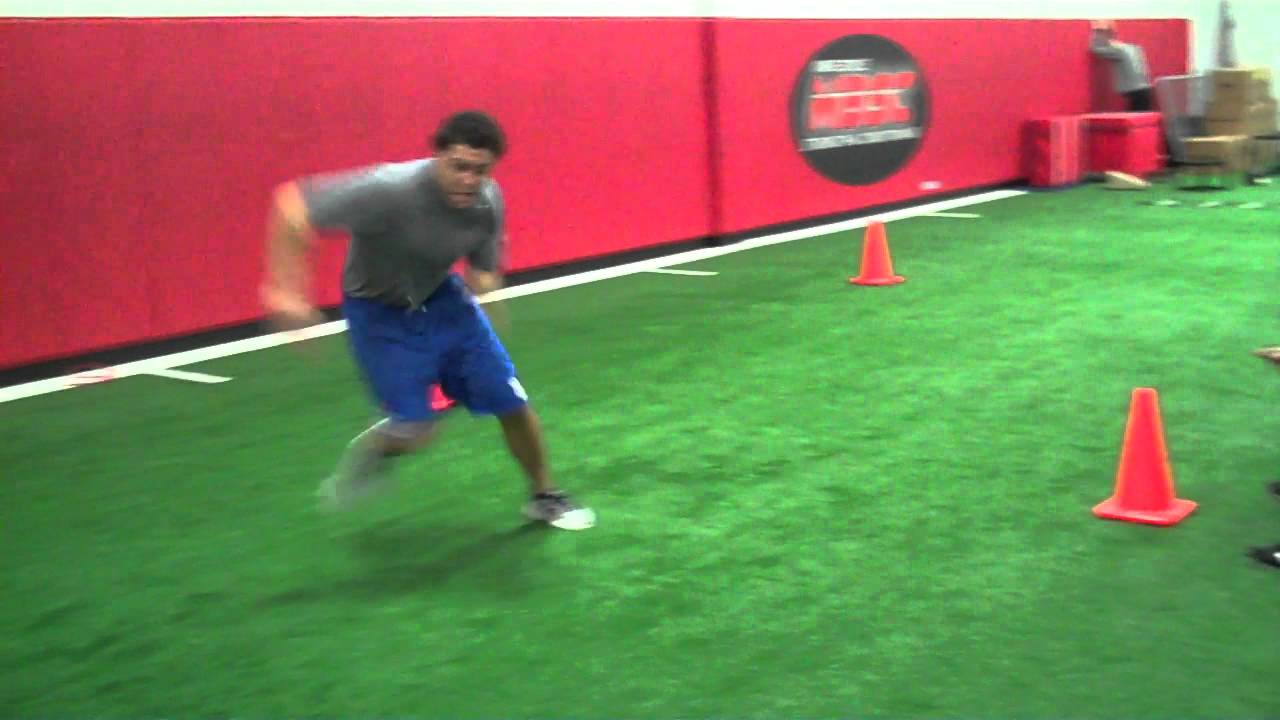 MBSC Combine Training Class of 2012 - Pro Agility Shuttle - YouTube