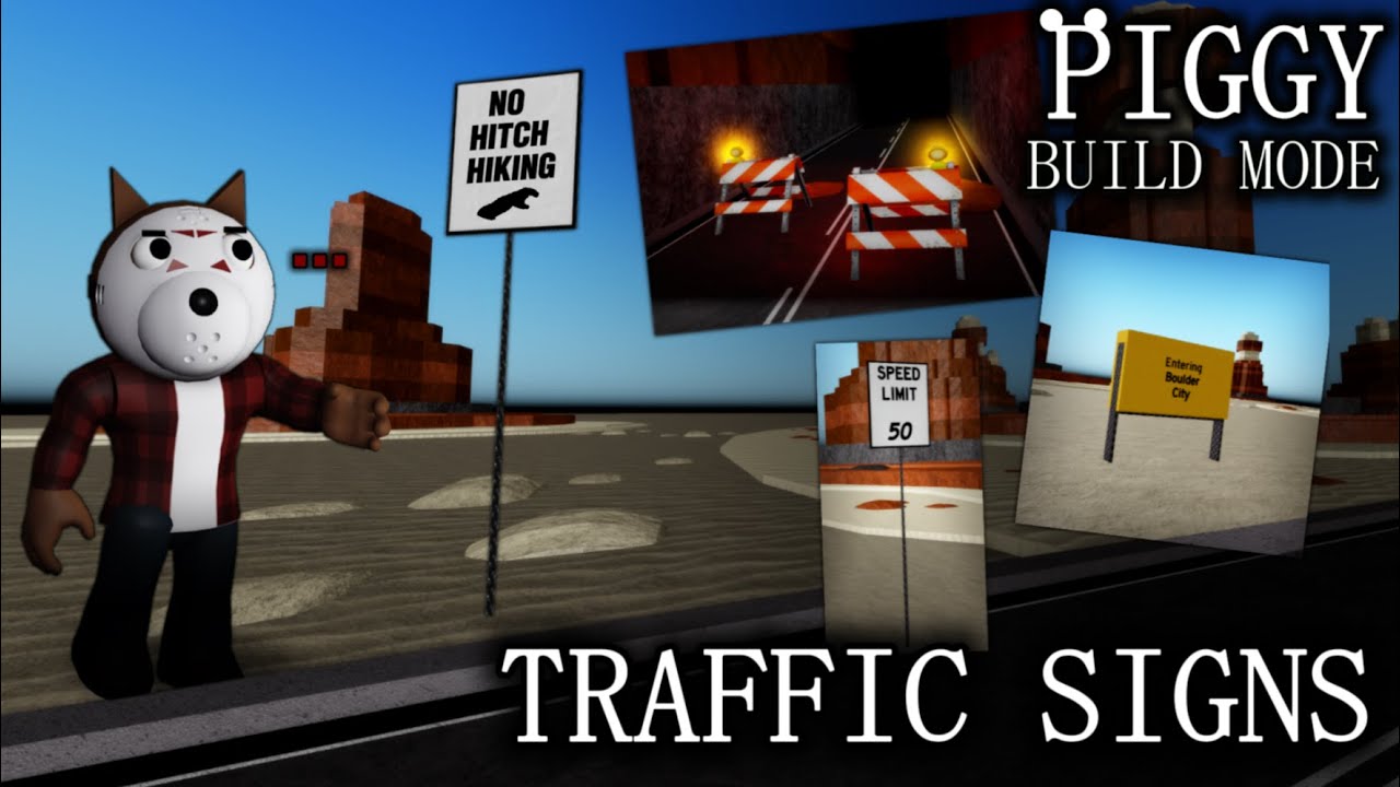 🚏 3 TRAFFIC SIGNS that you can use in your builds: Piggy: build-mode ...
