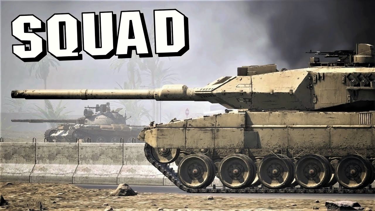 Squad Leopard 2 Desert Tank Battle - 4K [GER] - YouTube