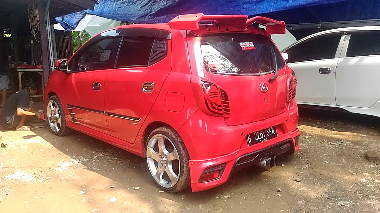 New Spoiler Agya Ayla Bmi Custom - YouTube