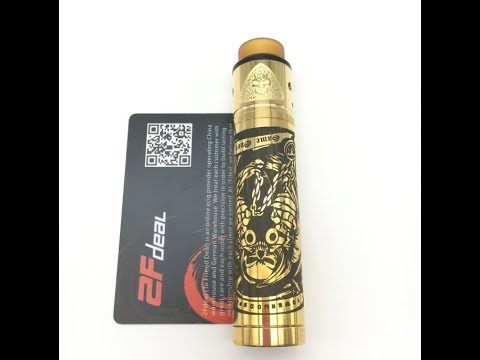 [2Fdeal]AXIS Style 18650 Mechanical Mod Kit 24mm - YouTube