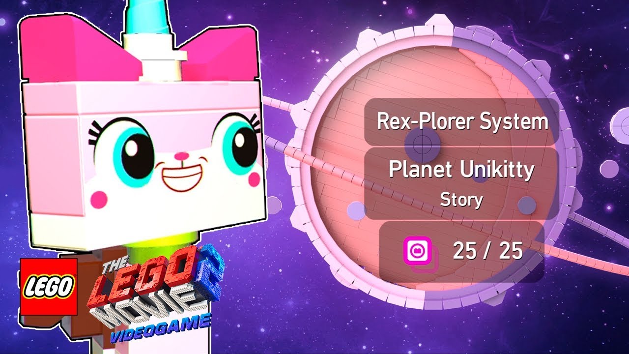 The LEGO Movie 2 Videogame 100% Gameplay Walkthrough - Planet Unikitty ...