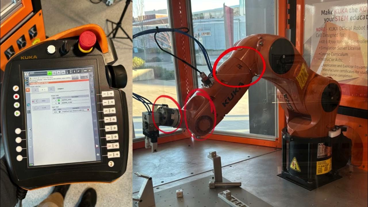 Robotics tutorial, KUKA KR6 R700 - YouTube