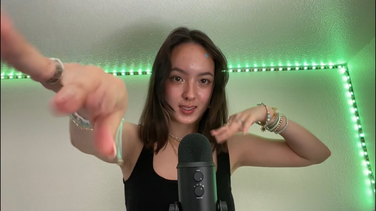 ASMR - INVISIBLE TRIGGERS!!! (mic brushing/rubbing, stroking your face, Visual ASMR, mouth ...