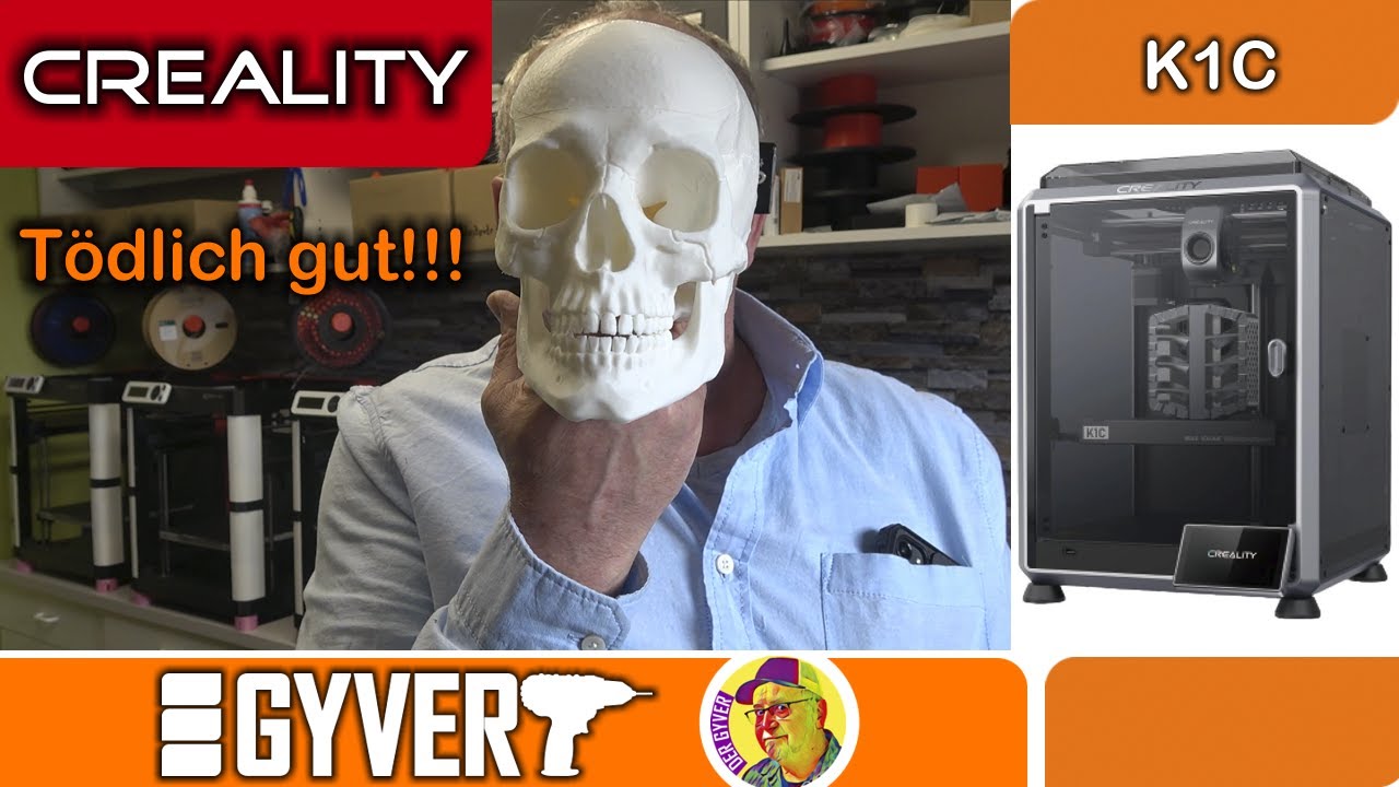 Creality K1C... Speed 3D Drucker. Tödlich gut. - YouTube