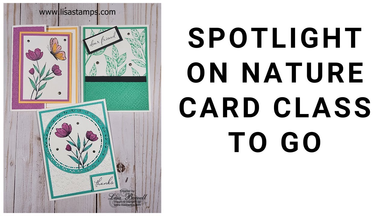 Spotlight on Nature Card Class to go - YouTube