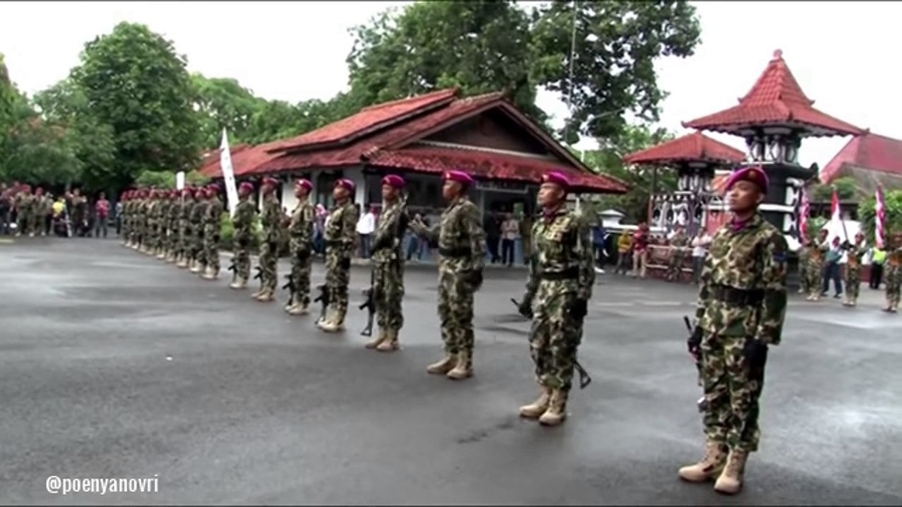 Keren Banget!!! Atraksi Kolone Senapan Marinir Indonesia - YouTube