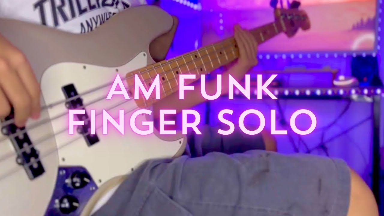 즉흥 Am Funk Finger Solo - YouTube