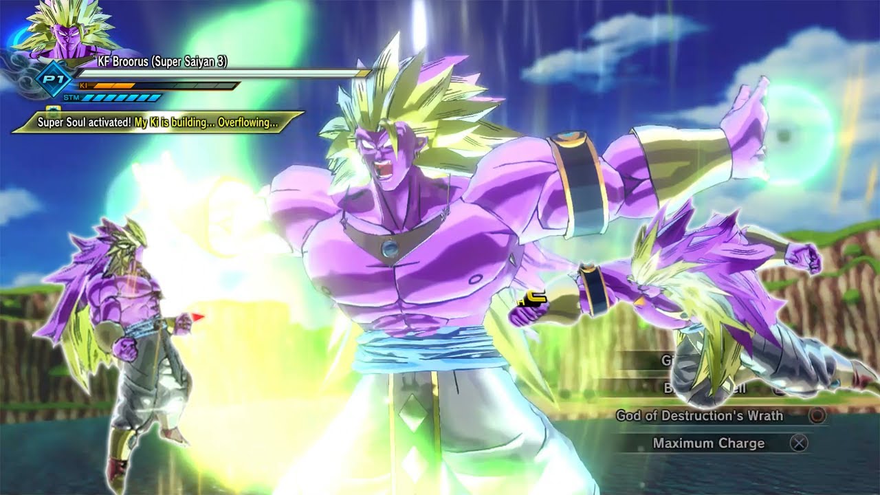 The EX Fusion Of Broly And Beerus, Broorus! | Dragon Ball Xenoverse 2 ...
